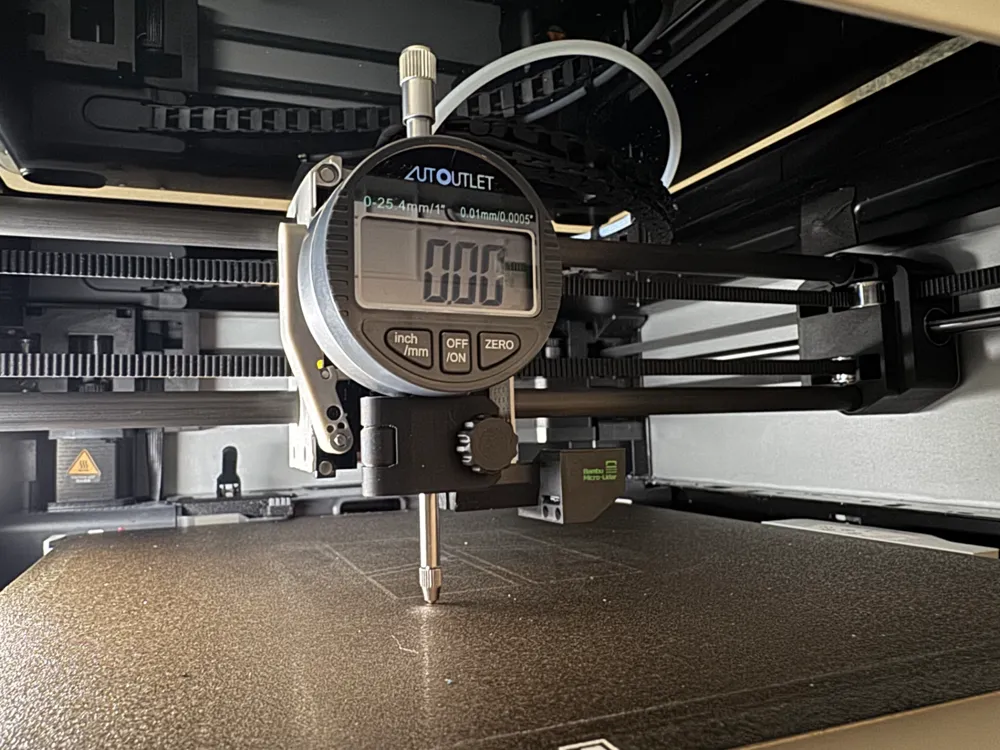 dial indicator 8mm and 9.5mm mount for x1c p1s by Anko - MakerWorld