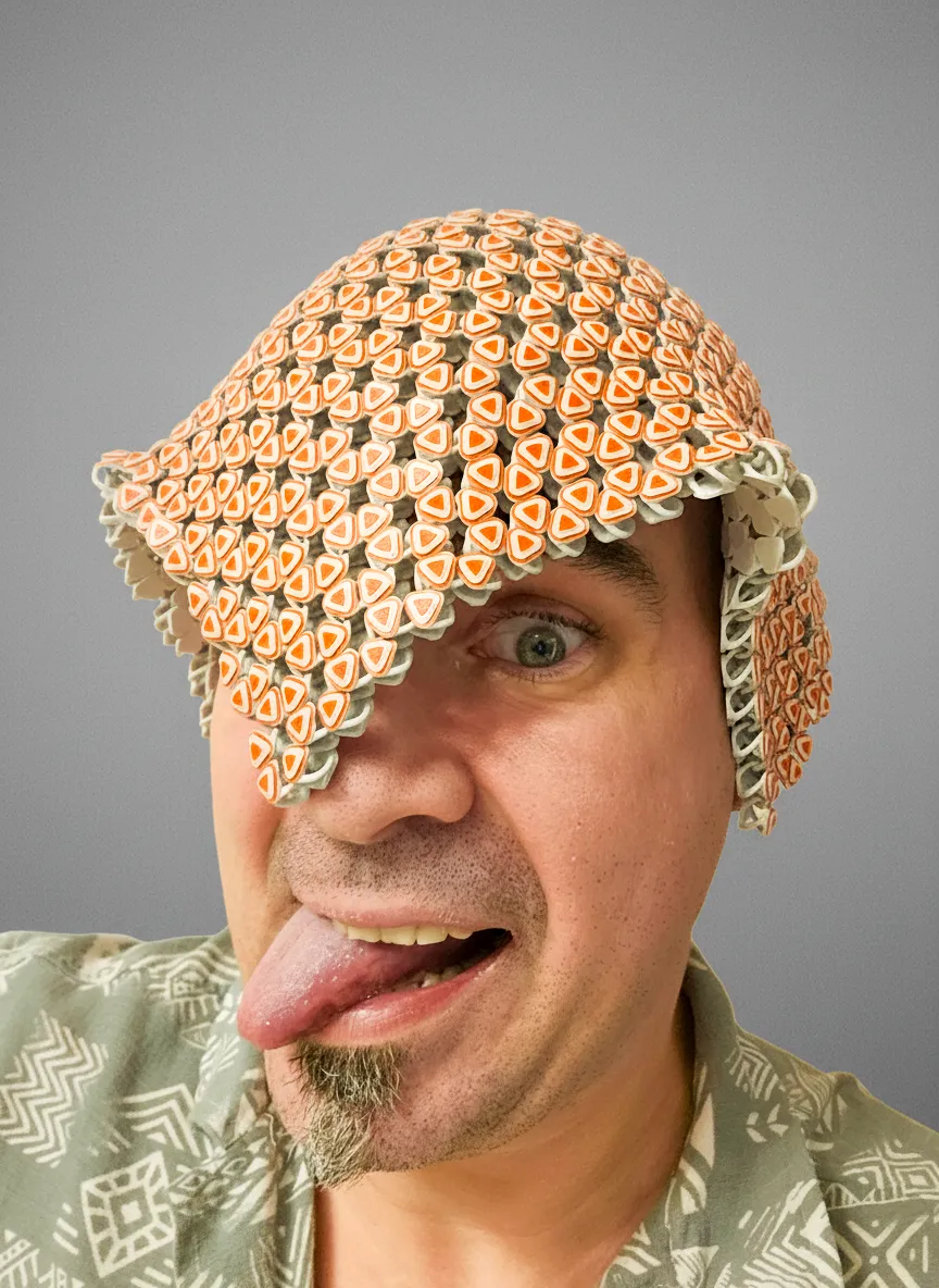 Triangle Chainmail Fabric Fidget XL - Free 3D Print Model - MakerWorld