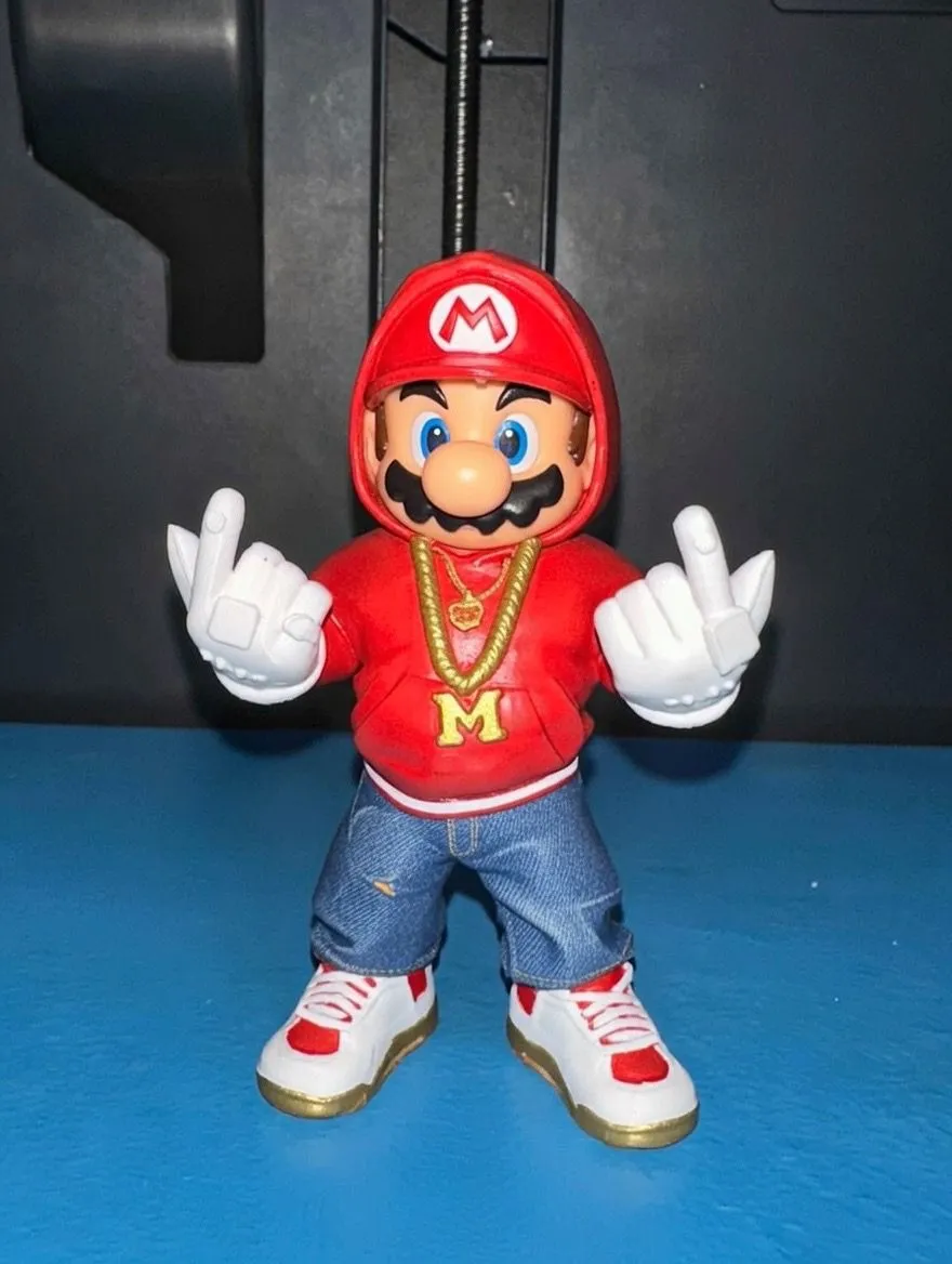 Mario urban jordan4 - Free 3D Print Model - MakerWorld