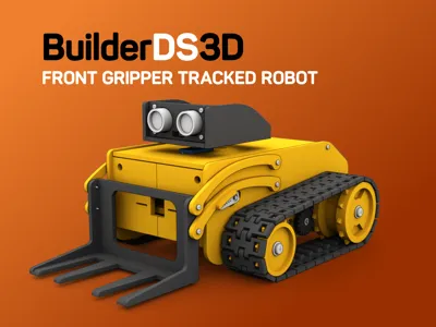TRACK ROBOT Builder3D WITH FRONTAL GRIPPER by MauricioDUARTE MakerWorld ...