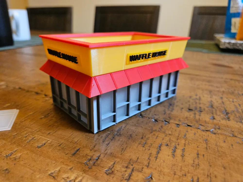 1-64 Waffle House Inspired Mini by Bokkins3d MakerWorld: Download Free ...