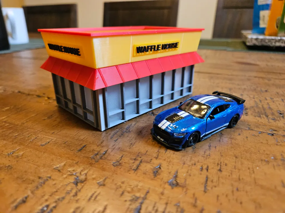 1-64 Waffle House Inspired Mini by Bokkins3d MakerWorld: Download Free ...