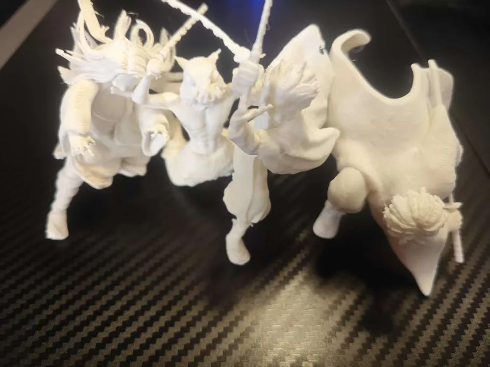 Demon Slayer Protagonists Battle Pose - Free 3D Print Model - MakerWorld
