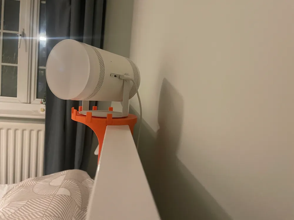 Bed shelf for Headboard -- Ikea MALM for Projector by breakyourwalls ...