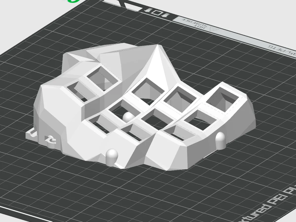 Miniature Dox/Corne Mini Dactyl Case by falba.tech MakerWorld: Download ...