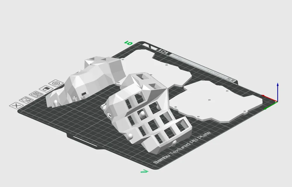 Miniature Dox/Corne Mini Dactyl Case by falba.tech - MakerWorld