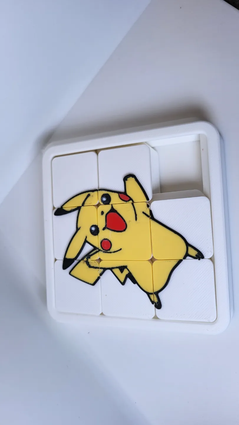 Pokemon Puzzle Pikachu by Art Design. 3D - MakerWorld