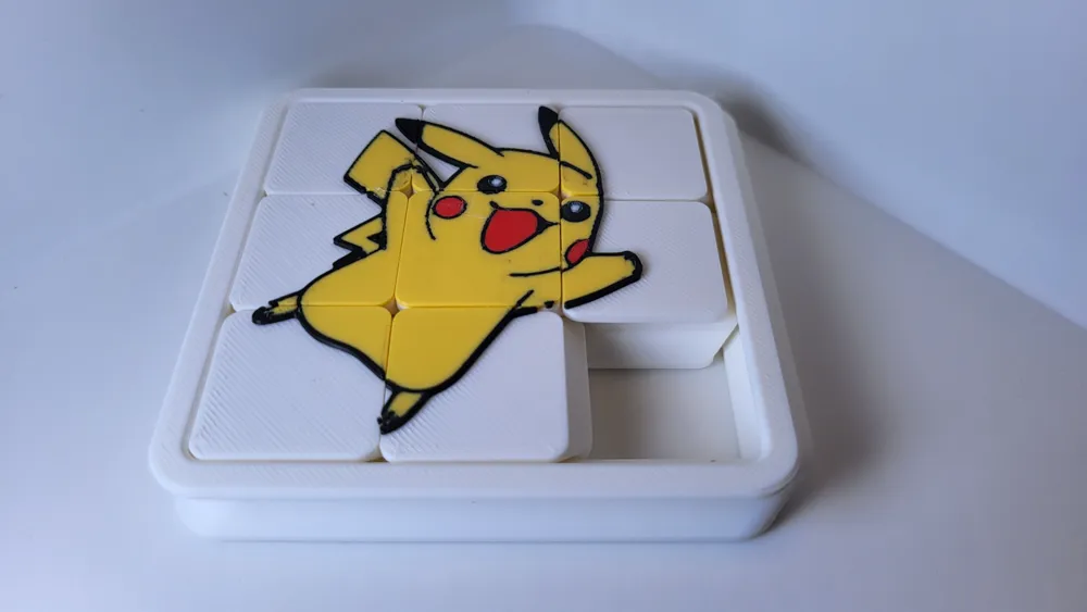 Pokemon Puzzle Pikachu - Free 3D Print Model - MakerWorld