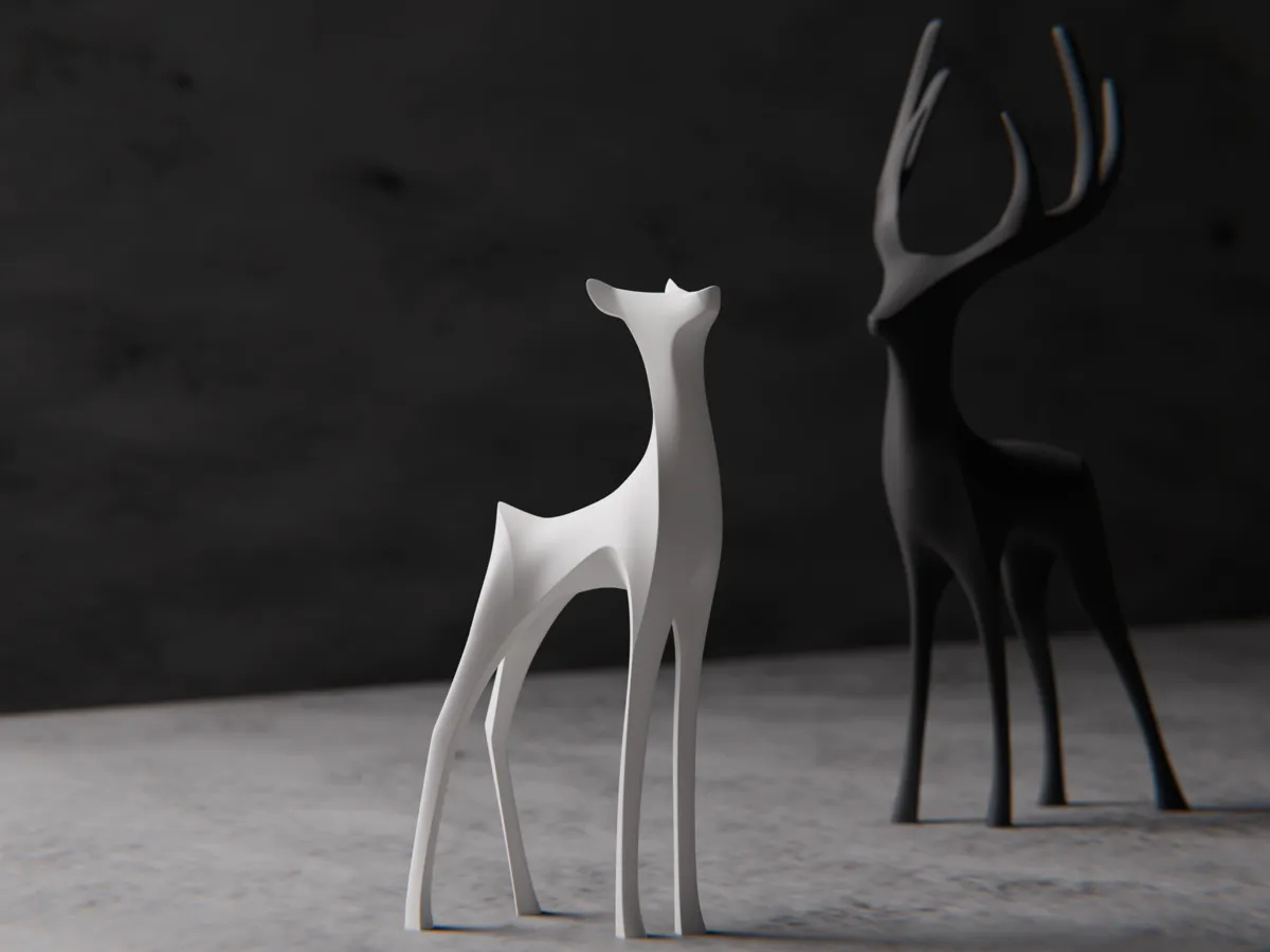 Deer - doe by pozsar MakerWorld: Download Free 3D Models