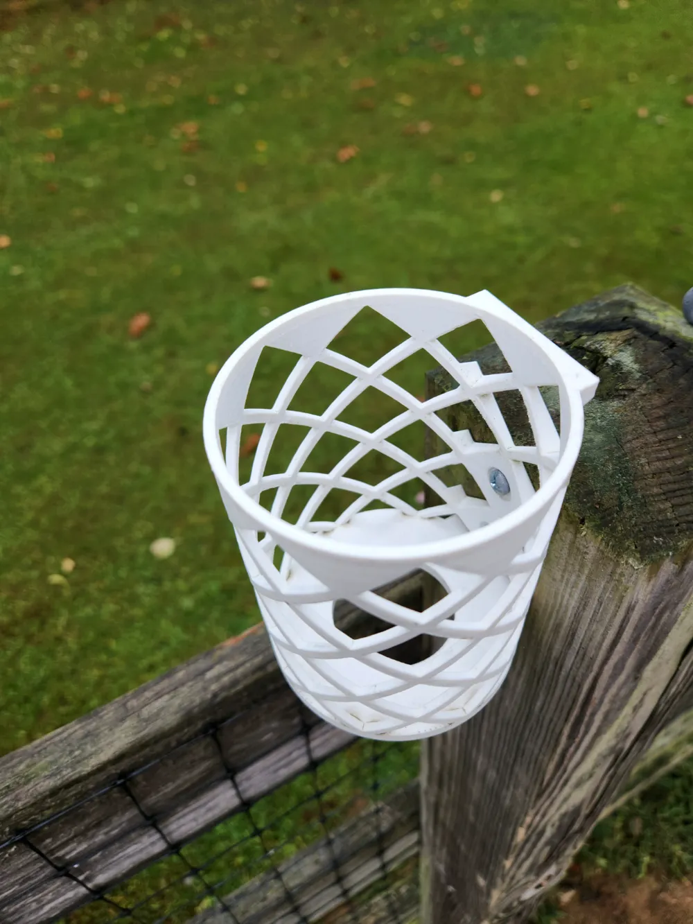 Tiki Torch/Bottle Fence Post Holder by dry3210 - MakerWorld