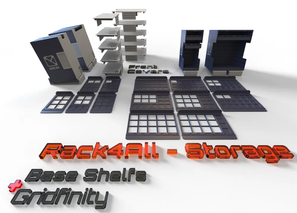 Rack4All — Storage Unit by Jorge Rui MakerWorld: Download Free 3D Models
