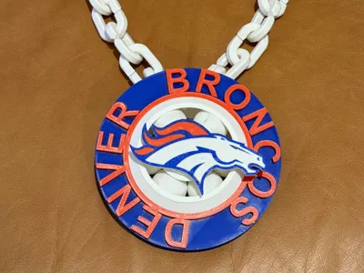 denver broncos 3d print model download - MakerWorld