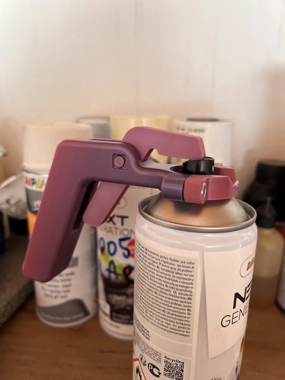 Spray Paint Can Trigger Handle by 3dii MakerWorld: Download Free 3D Models