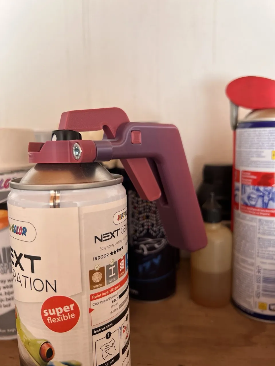 Spray Paint Can Trigger Handle by 3dii MakerWorld: Download Free 3D Models