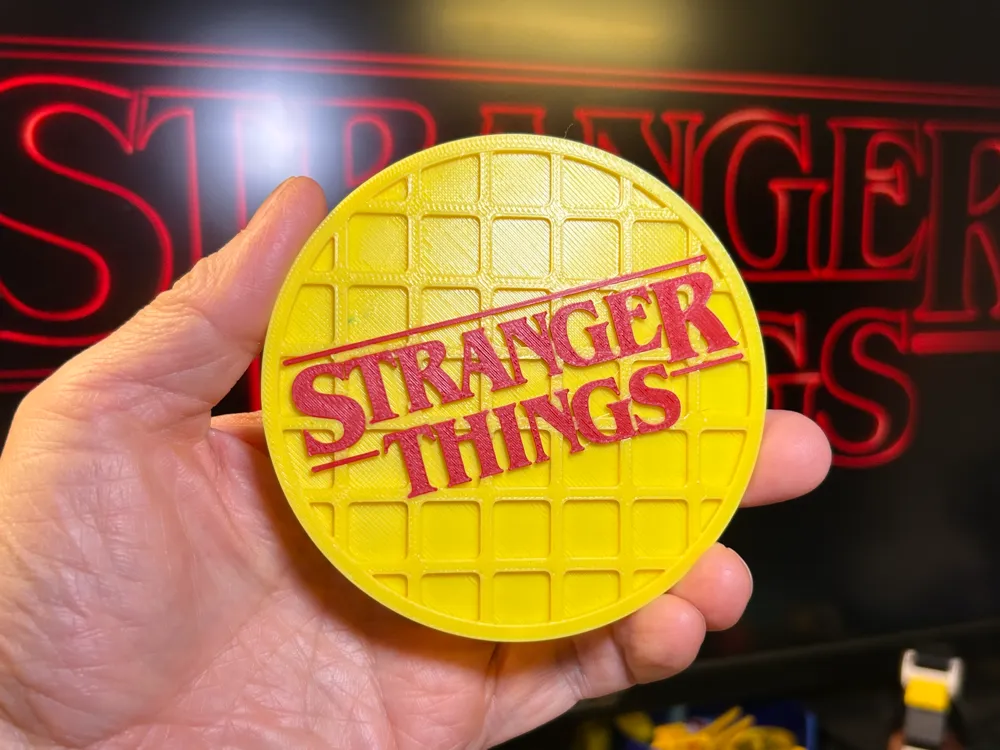 Stranger Things Eggo Coaster - Free 3D Print Model - MakerWorld
