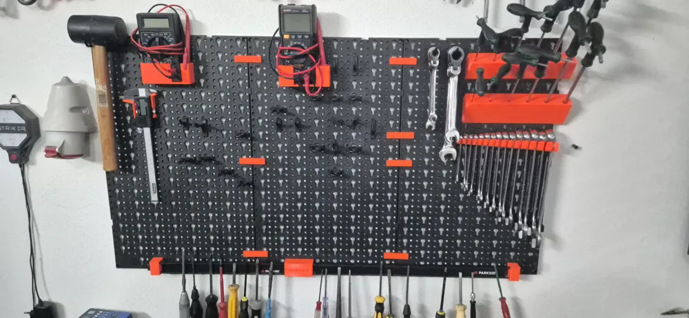Parkside lidl pegboard multimeter WINAPEX holder by kukolarikMakerWorld ...