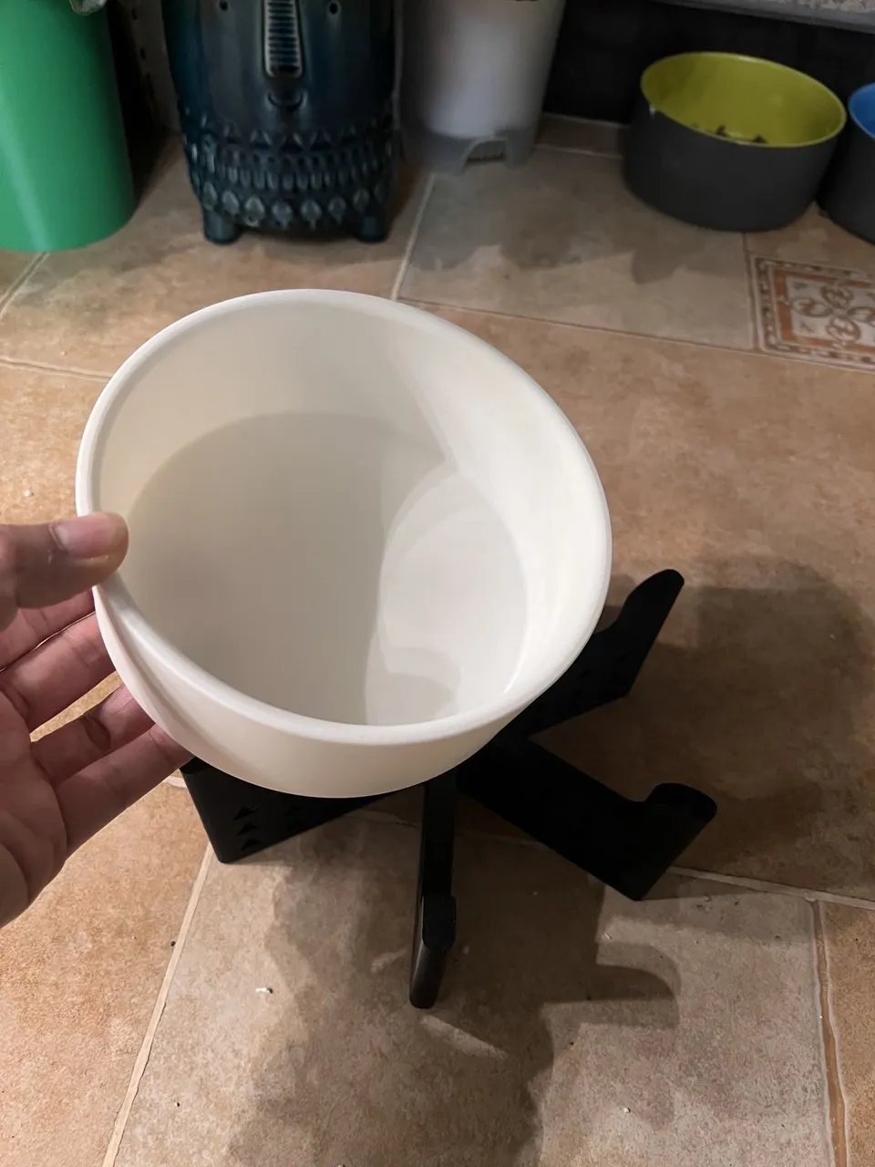 Elevated Pet Bowl, Neck-Protective Feeder, Easy to Clean (Elevated Cat ...