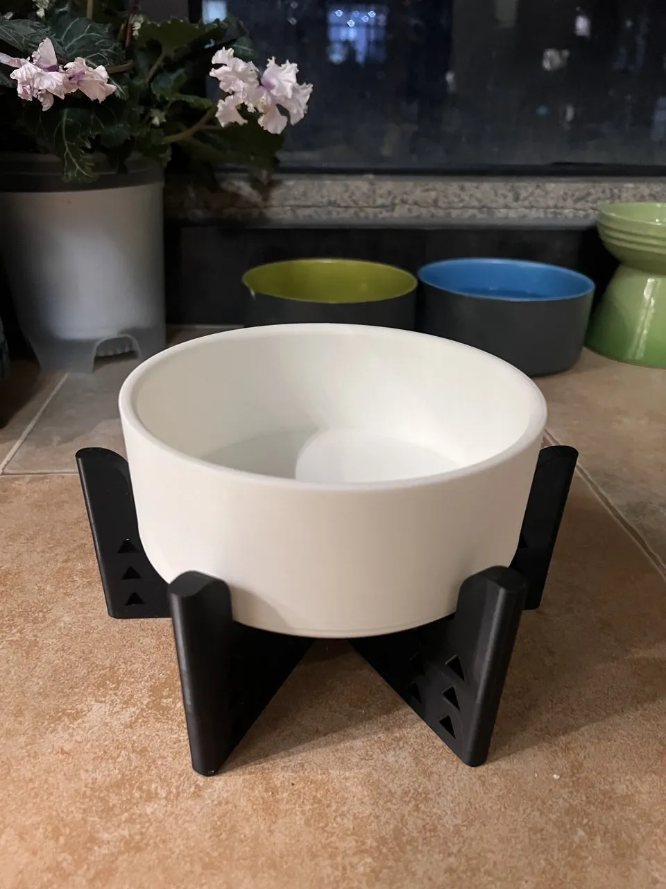 Elevated Pet Bowl, Neck-Protective Feeder, Easy to Clean (Elevated Cat ...