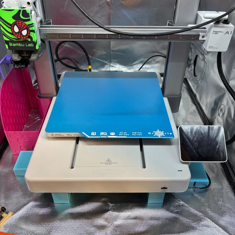 A1 Fan Riser for Enclosed Printers by Man of Mystery Intl. MakerWorld ...