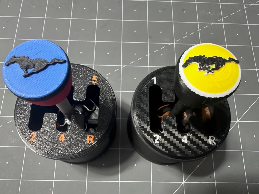 Shift Knob [Mustang] for Stick Shift Fidget Toy V2 Remixed by SigOS ...