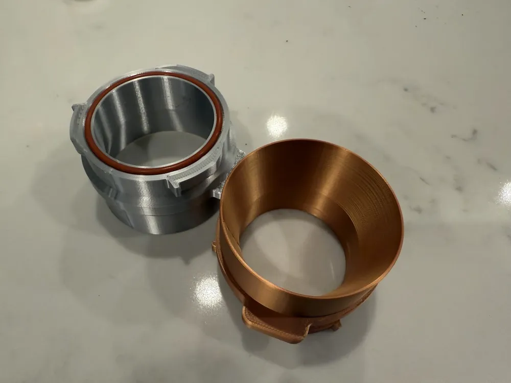 Strietman Twist Funnel Tamp-Through and Drip Tray by damado - MakerWorld