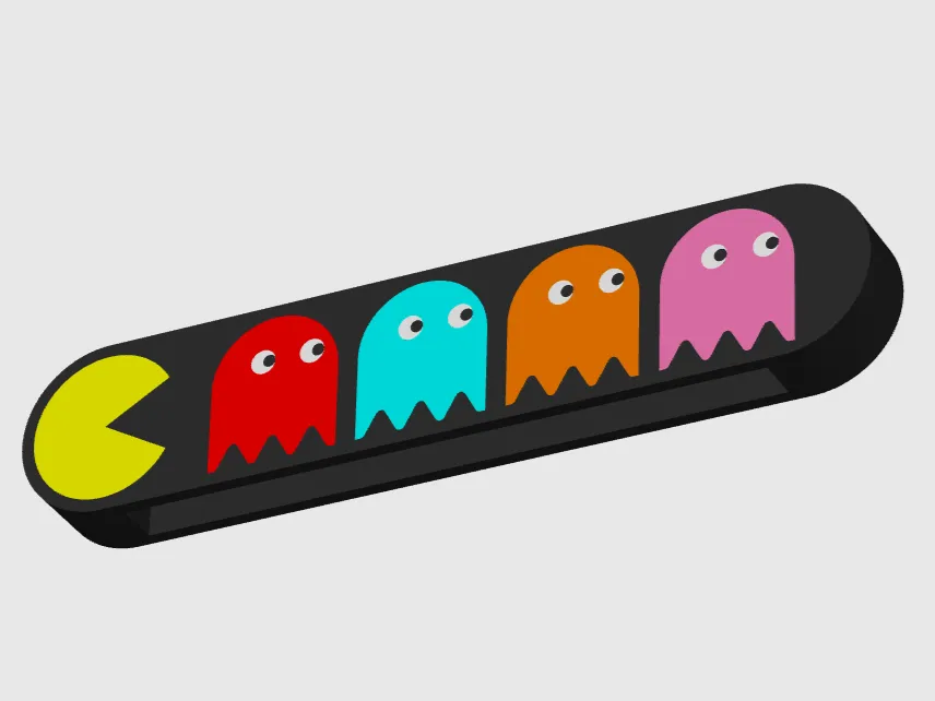 Pac-Man Screen Topper for X1C by Marche - MakerWorld