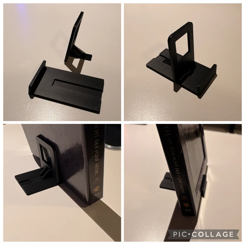 Adjustable Blu-Ray DVD MediaBook Stand V4 - Free 3D Print Model ...