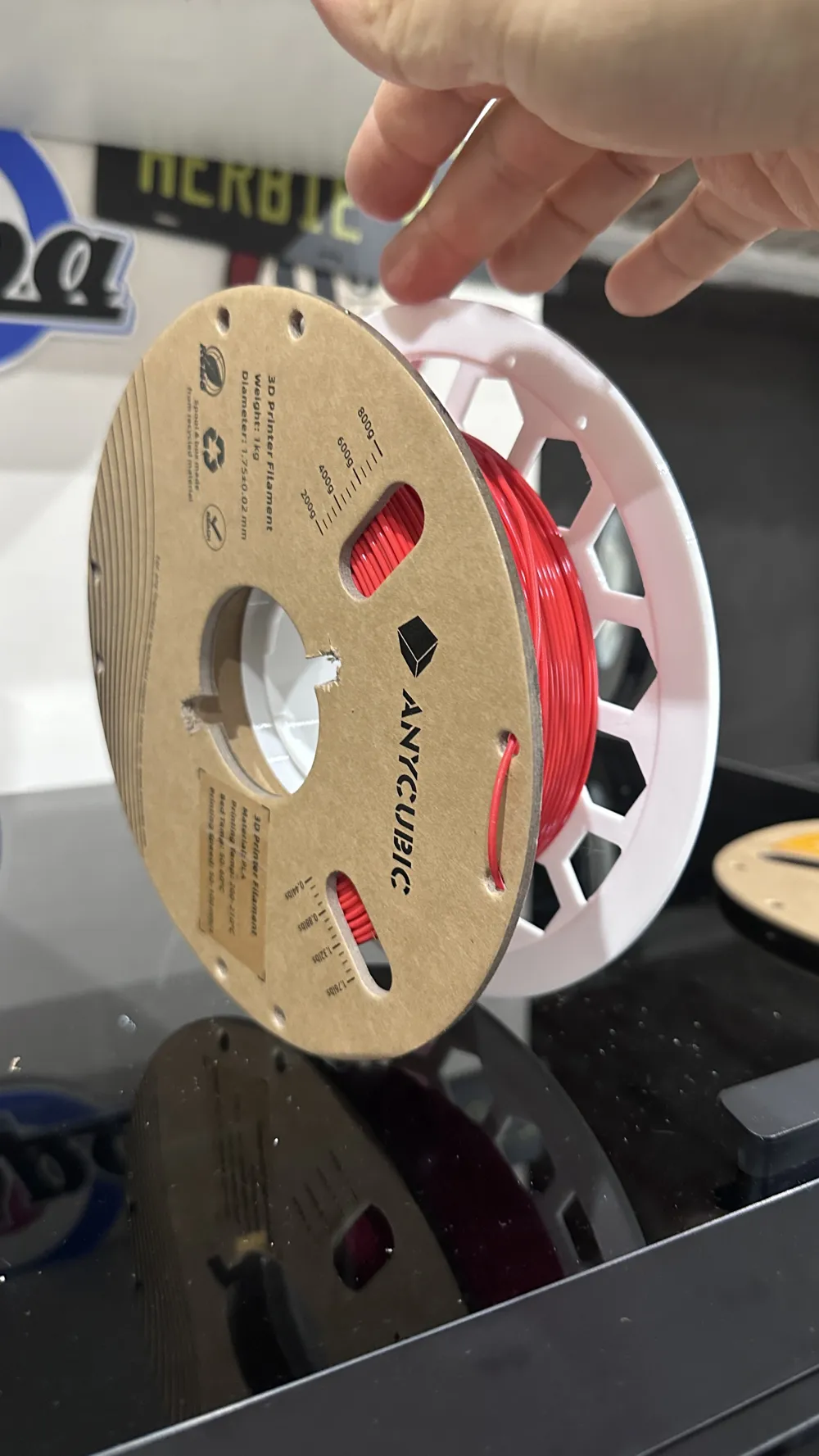 Spool adapter Cardboard eryone anycubic esun sunlu by Tala16MakerWorld ...