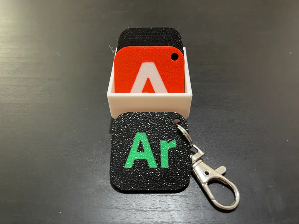 Aero - Adobe App Icon Keyring by MalcTheOracle - MakerWorld