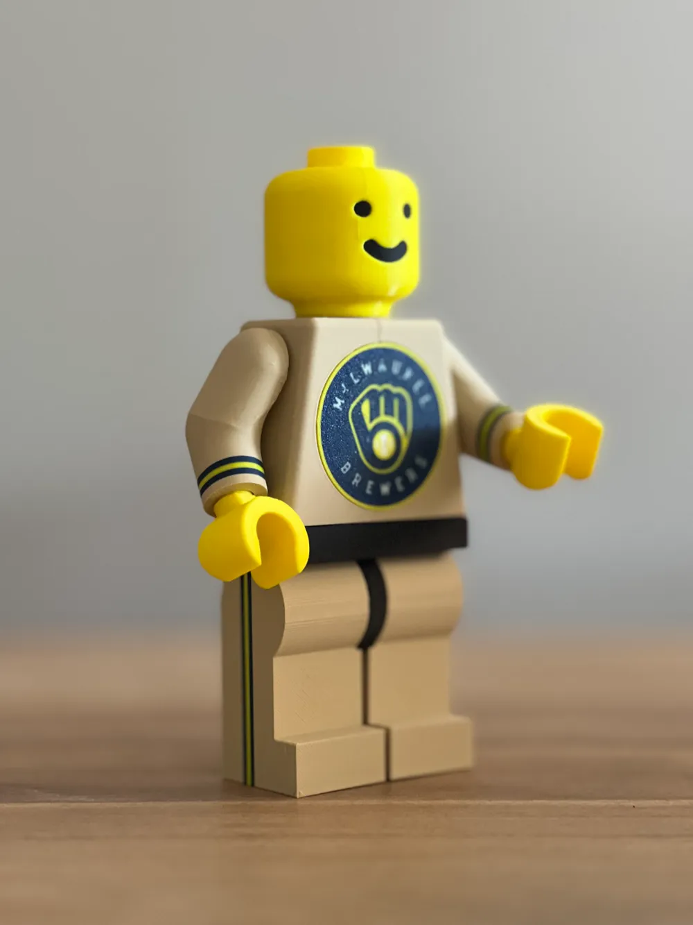 MLB Brickman - Milwaukee Brewers (500%) by Jandaa MakerWorld: Download ...