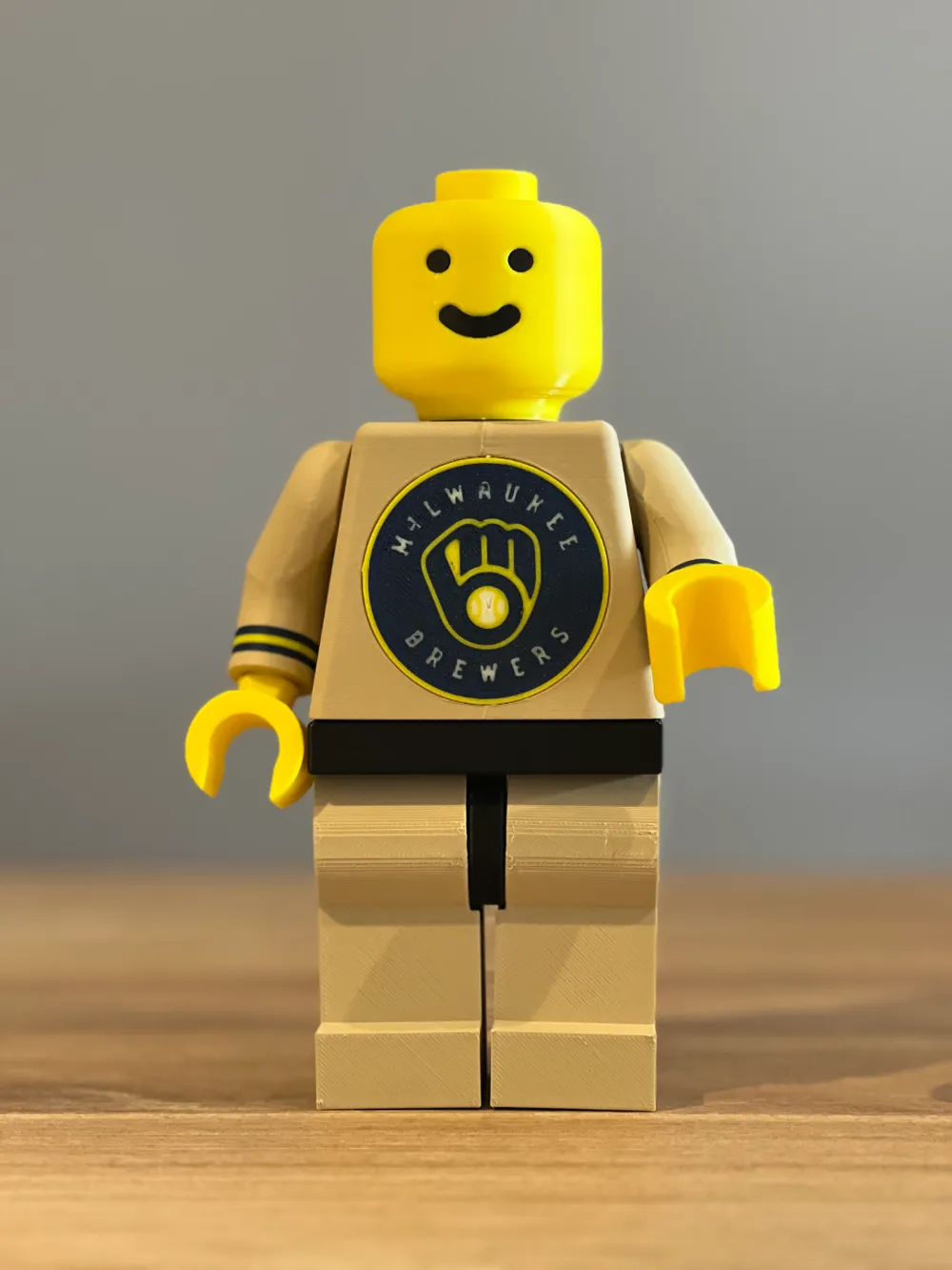 MLB Brickman - Milwaukee Brewers (500%) by Jandaa MakerWorld: Download ...