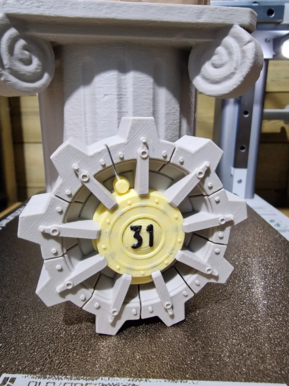 Fallout Vault Door "Vault 31" X1 Door Handle by 3DomSculpts - MakerWorld