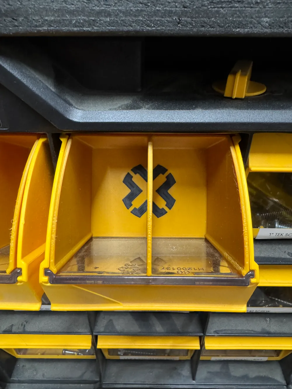 DEWALT - FLIP BIN ORGANIZER - BOOSTER - Free 3D Print Model - MakerWorld
