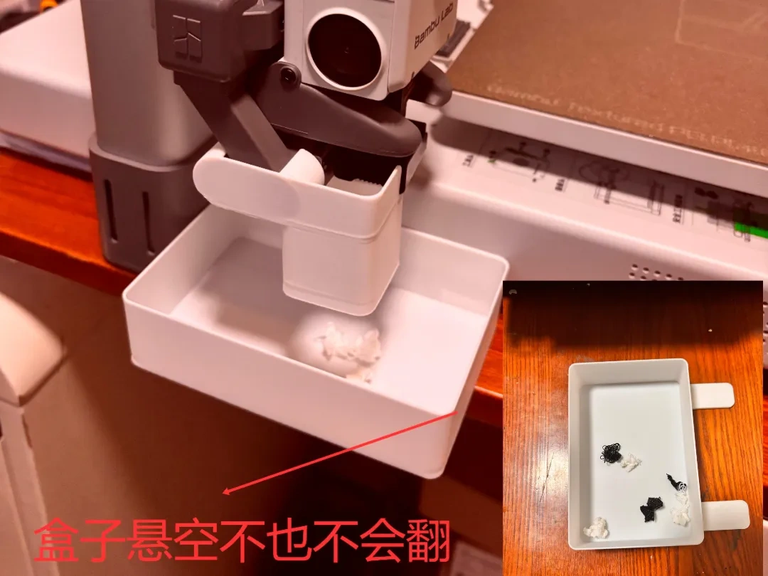 Universal waste bin for A1/A1 mini, large capacity, easy to assemble, a ...