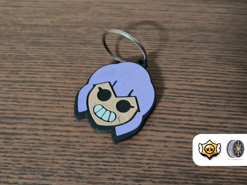 Shelly | Brawl Stars Keychain Series by Mike.stl - MakerWorld