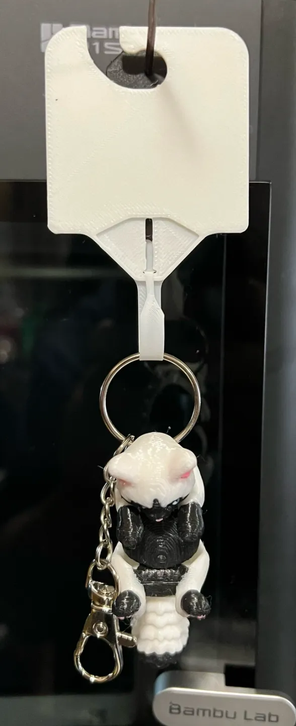 Hanging tags with hooks to hold Keychains - Make your own for your ...