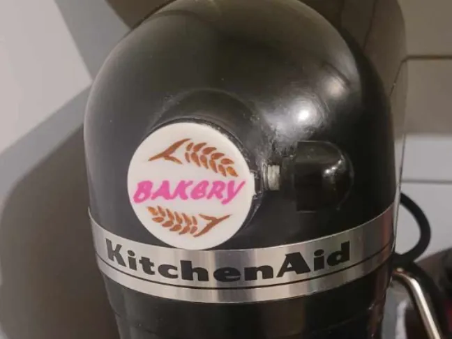 KitchenAid - Bakery Style 1 Logo Badge - Free 3D Print Model - MakerWorld