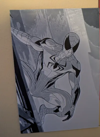 Spider man anti venom suit wall art - Free 3D Print Model - MakerWorld