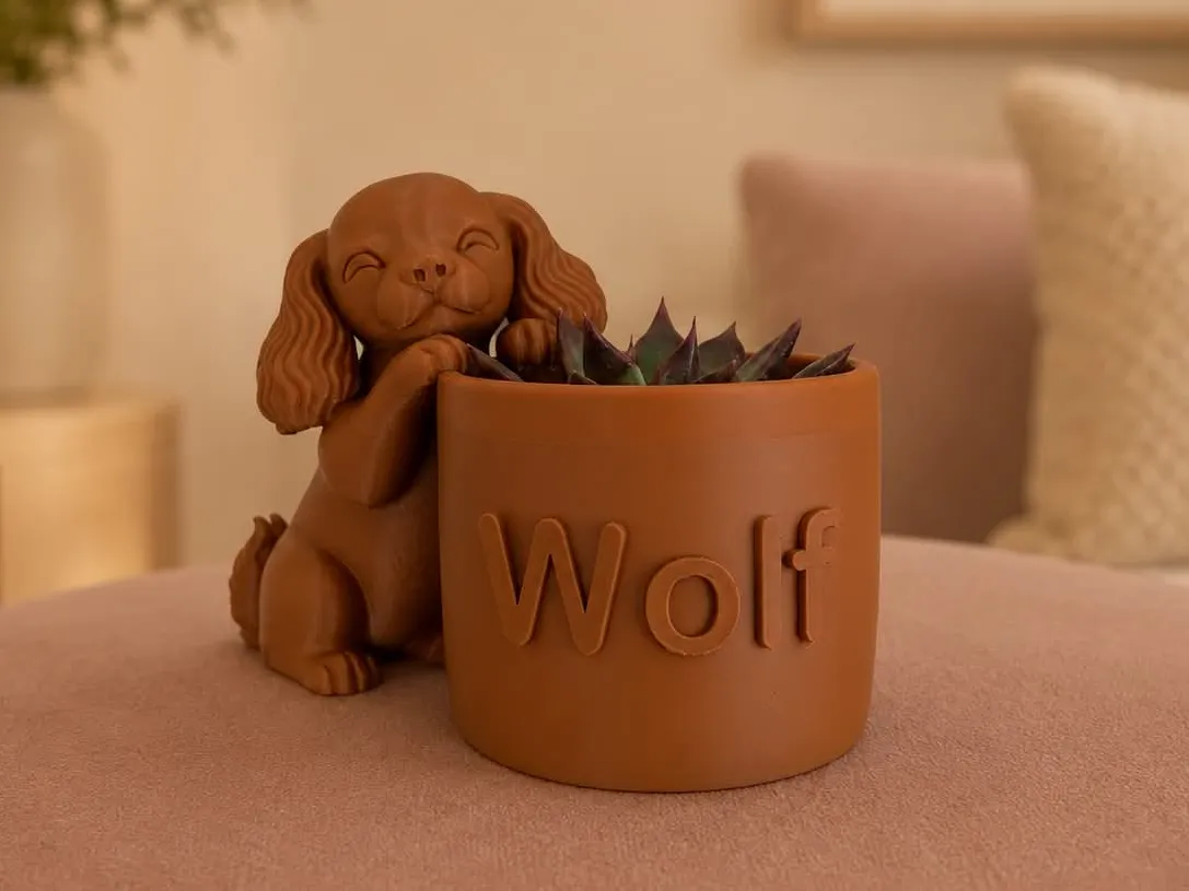 Cavalier Planter (text free) - Free 3D Print Model - MakerWorld