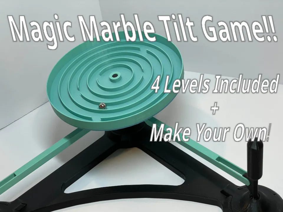 Magic Marble Tilt Game by Coffey08980 - MakerWorld