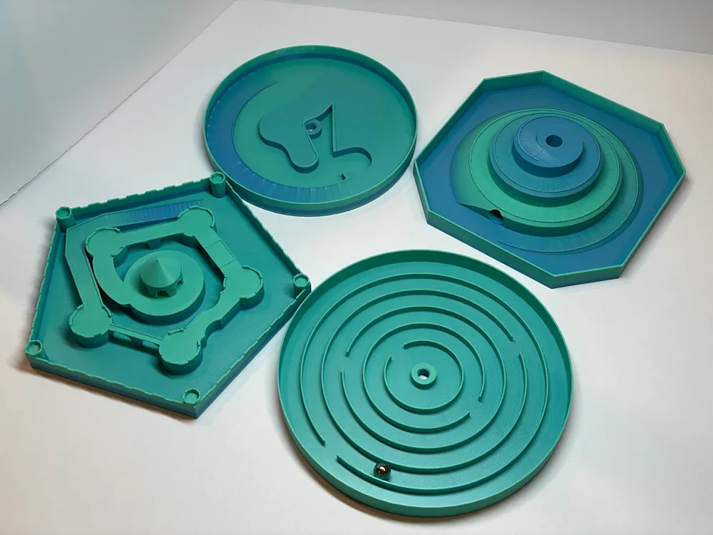 Magic Marble Tilt Game by Coffey Manufactury MakerWorld: Download Free 3D Models