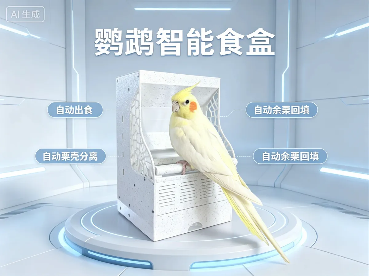 Automatic Parrot Feeder - Free 3D Print Model - MakerWorld