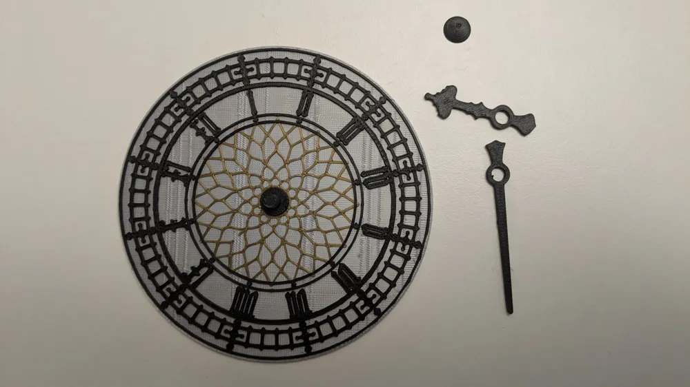 Big Ben Clock with movable hands, manual clock by plokr_ - MakerWorld