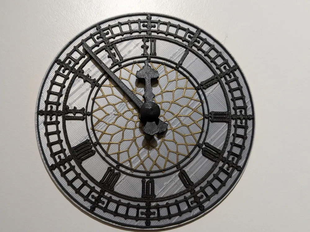 Big Ben Clock with movable hands, manual clock by plokr_MakerWorld ...