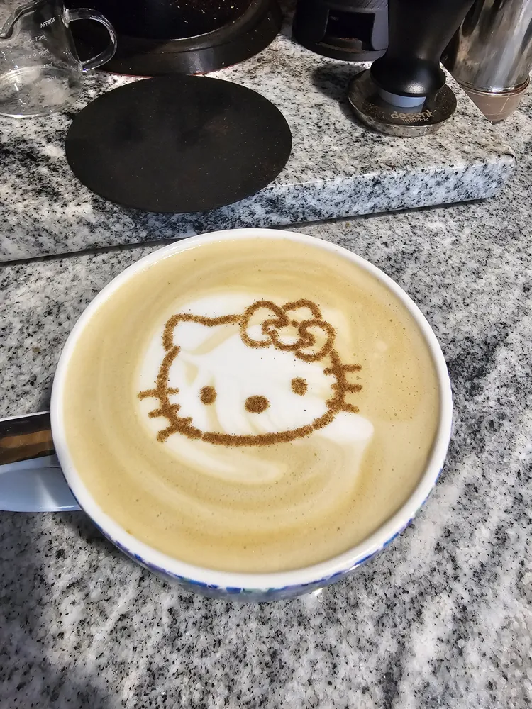 Perfect Hello Kitty Latte Art Stencil by Perfect Prints MakerWorld ...