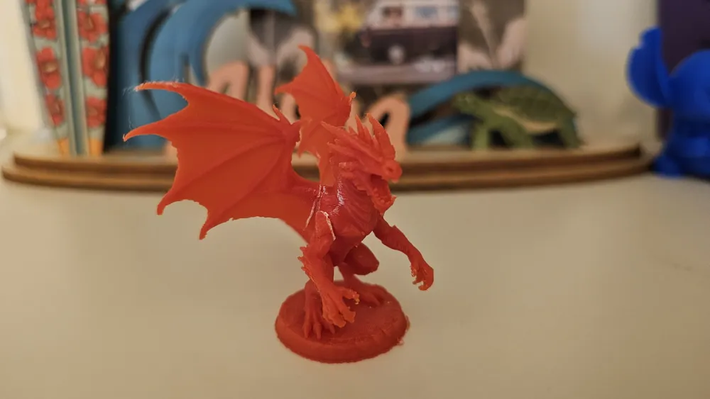 Black Dragon miniature - Free 3D Print Model - MakerWorld