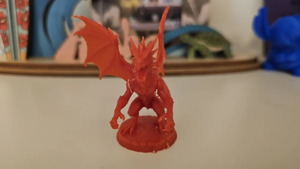 Black Dragon miniature - Free 3D Print Model - MakerWorld