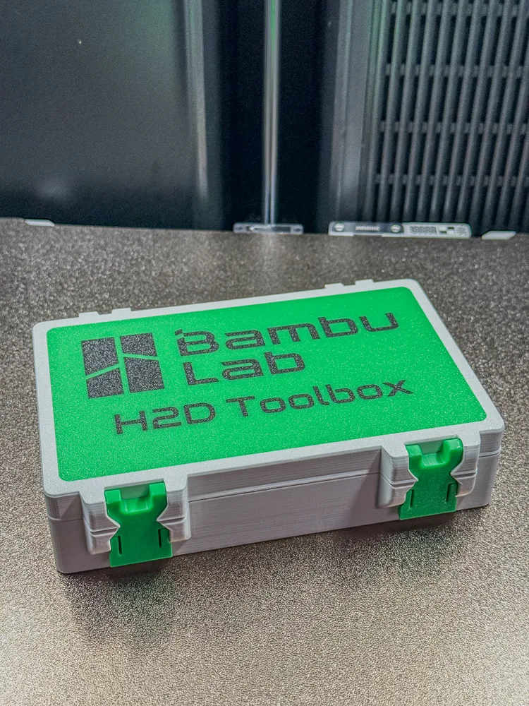 H2D H2S P2S Tool and Accessory Box SnapLock Box - Free 3D Print Model ...