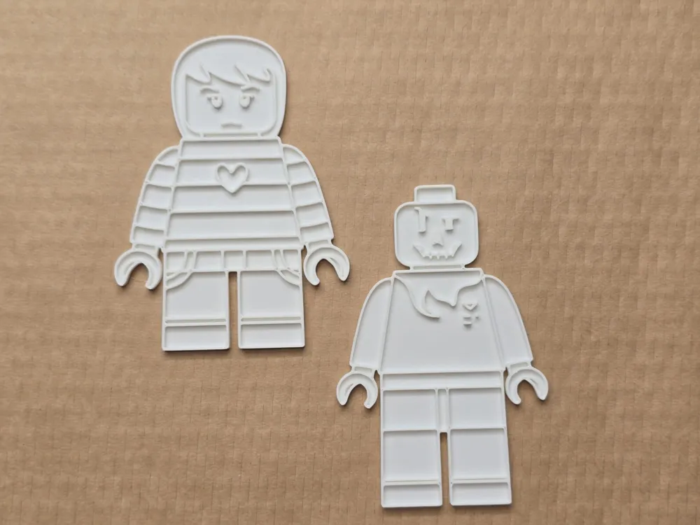 Undertale Brick Man Coloring Pack Craft - Free 3D Print Model - MakerWorld