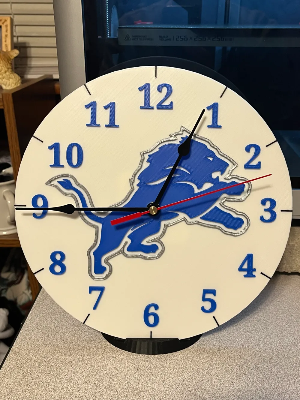 Detroit Lions Clock by infamous61 - MakerWorld
